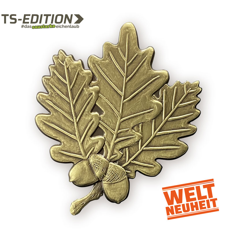 Das saustarke Eichenlaub TS, bronze @ Trophäen-Service.shop